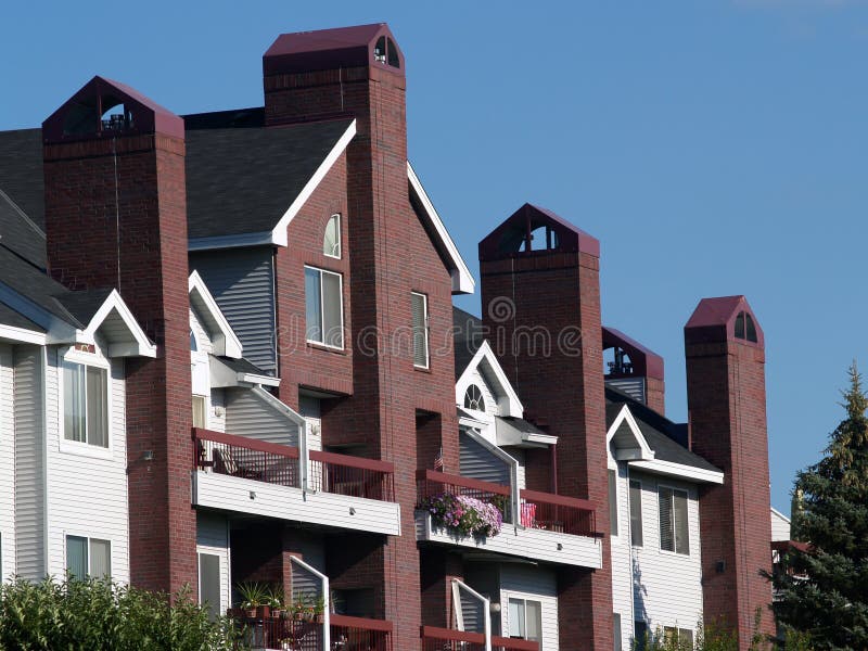 Apartment Complex stock image. Image of apartment, exclusive - 1120015