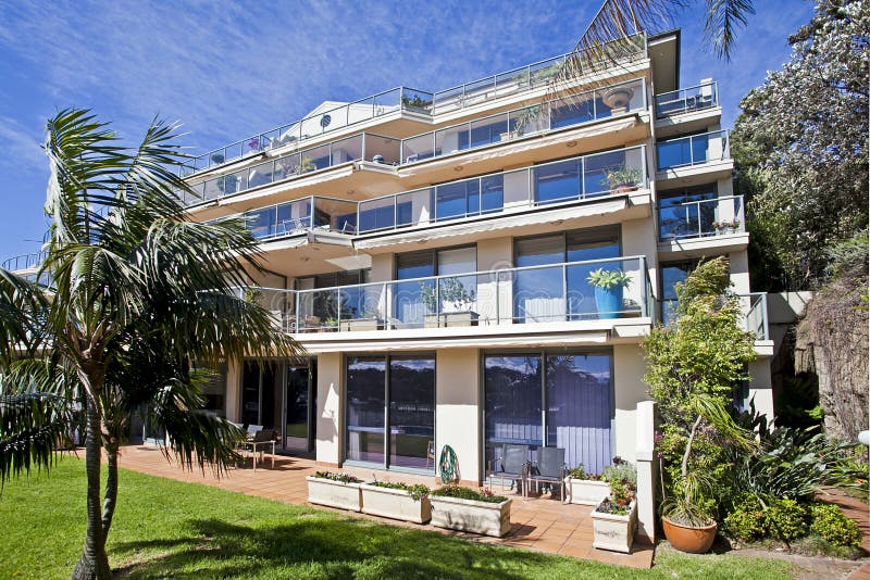 Apartment complex stock image. Image of residential, grass - 21567251