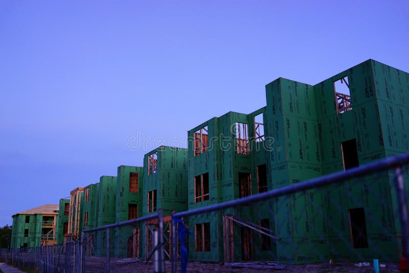 An Apartment Construction Site Editorial Stock Image - Image of ...