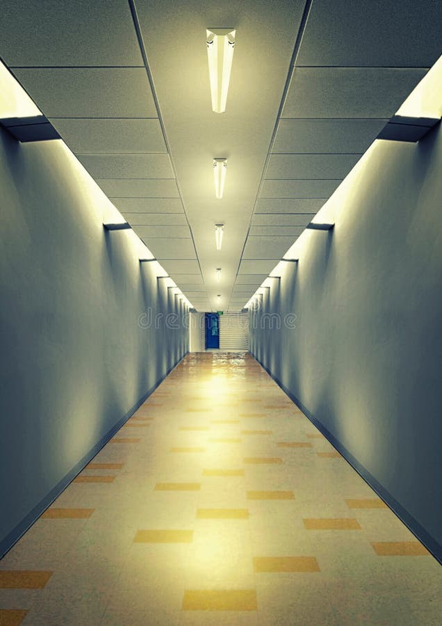 Corridor With Light In Apartment Stock Image - Image of hospital ...