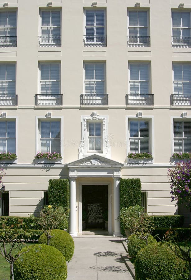 Apartment Building Face stock image. Image of repetitive - 352801