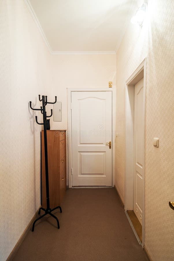 Apartment hall stock image. Image of wall, style, inside - 15923651