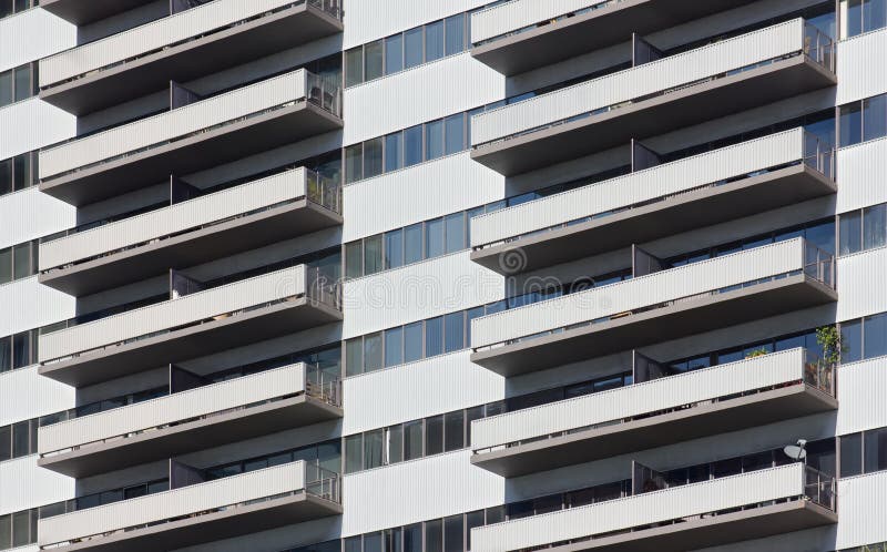 Apartment High Riser stock photo. Image of district, architectural ...
