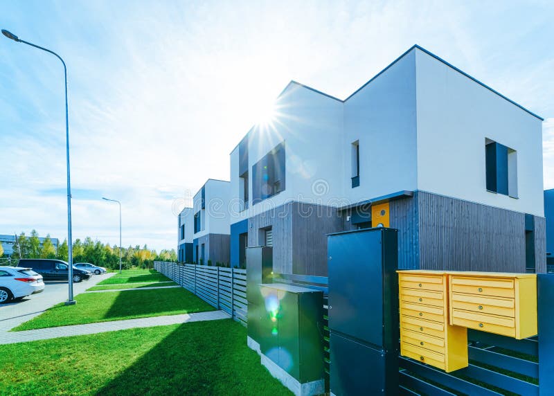 Complex Gate or Security Portal in Asian Housing, Jakarta, Indonesia ...