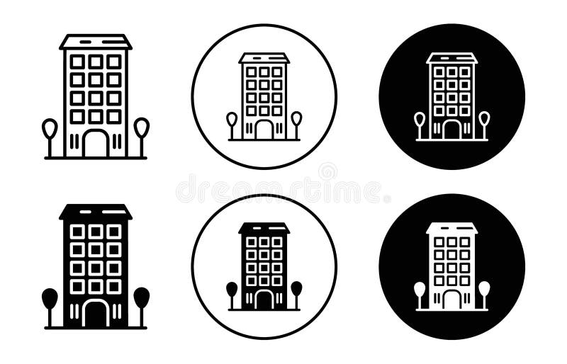 Apartment icon stock vector. Illustration of vector - 325373686
