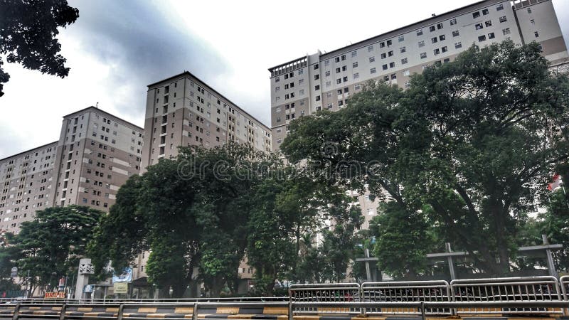 Apartment in Kalibata stock image. Image of apartment - 210841765