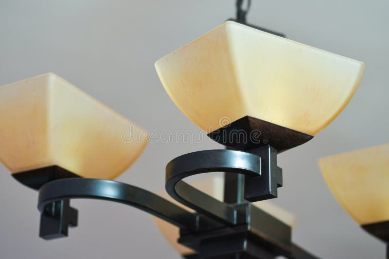 Apartment lamp stock image. Image of black, glass, detail - 38553883