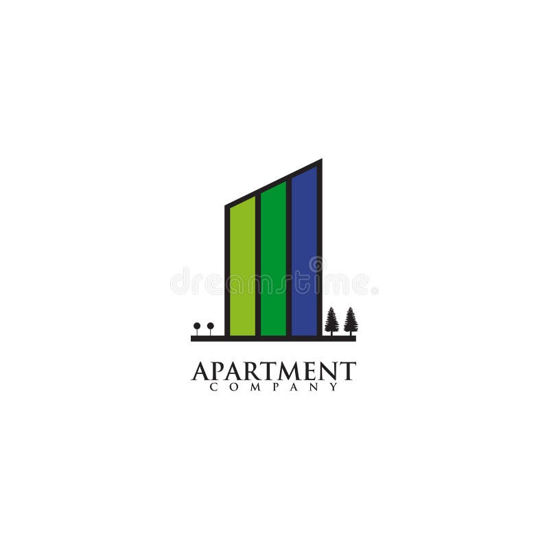 Apartment Building Logo Design Inspiration Vector Template Stock Vector ...