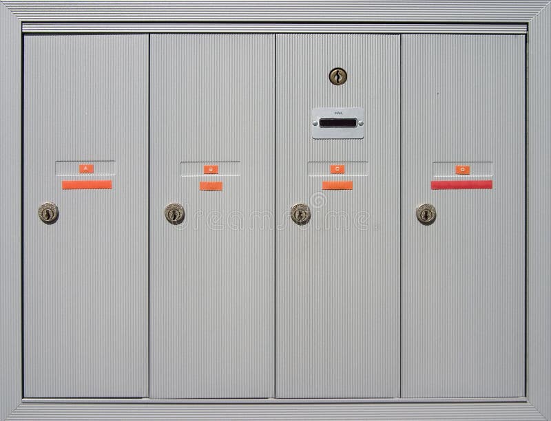 Apartment Mailboxes Picture. Image: 334579