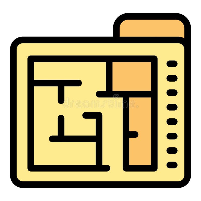 Apartment Plan Icon Vector Flat Stock Vector - Illustration of resource ...