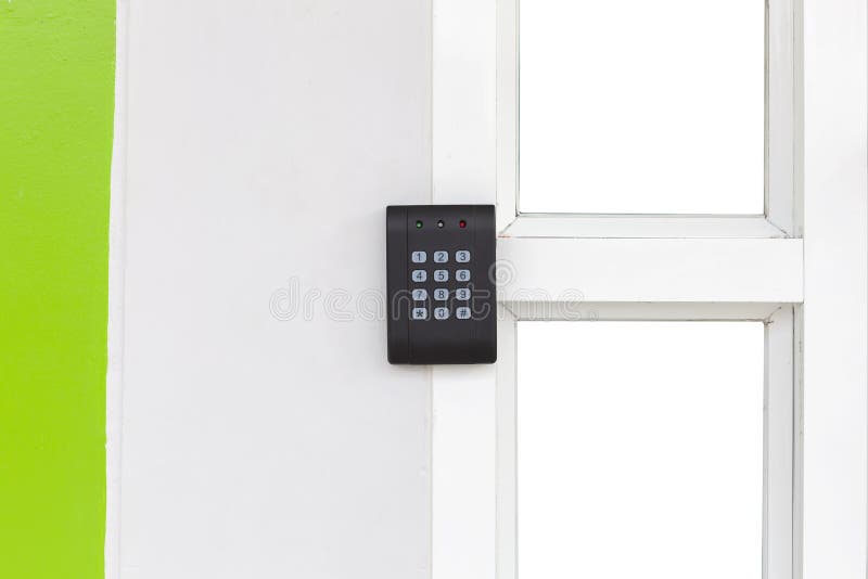 Apartment Security Keypad Lock. Stock Image - Image of access ...