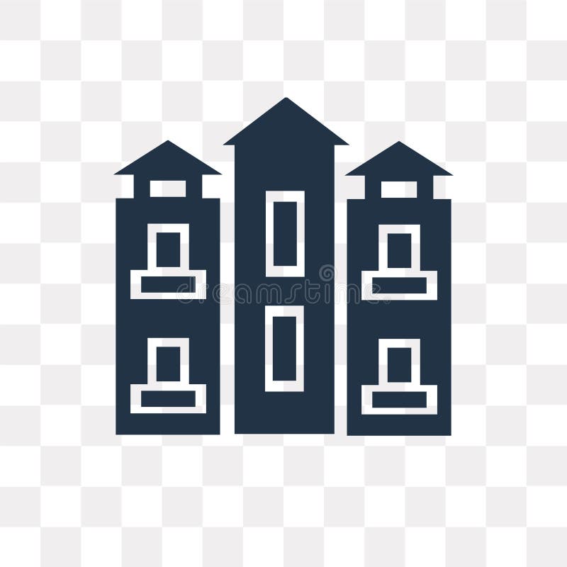 Apartment Vector Icon Isolated on Transparent Background, Apartment ...