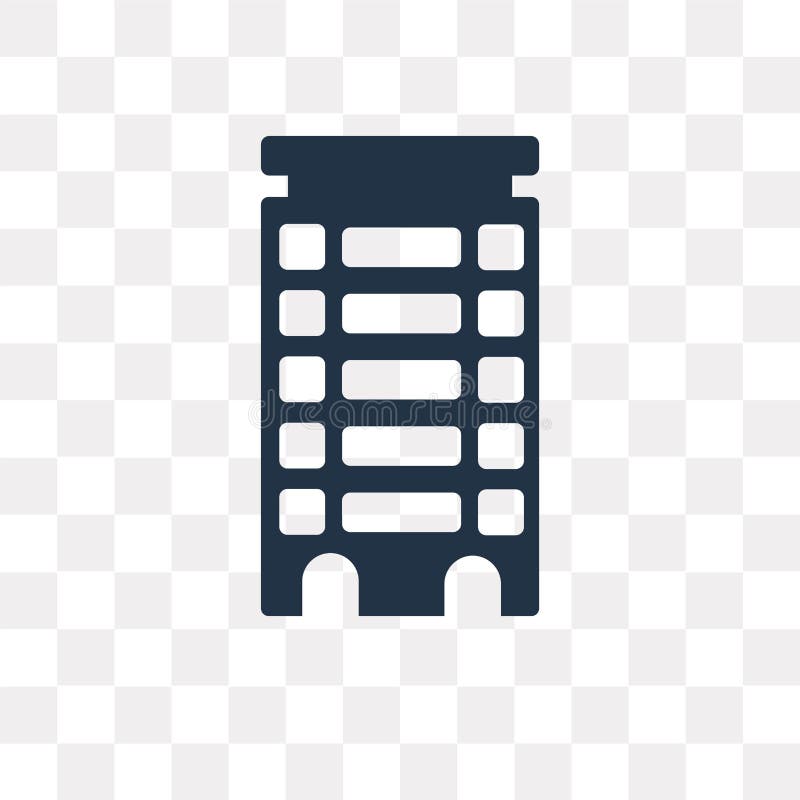 Apartment Vector Icon Isolated on Transparent Background, Apartment ...
