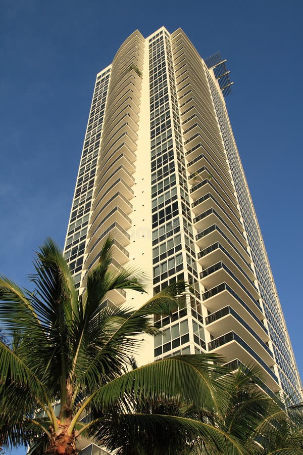 Apartments Building in Miami Stock Image - Image of luxury, sunny: 6311641