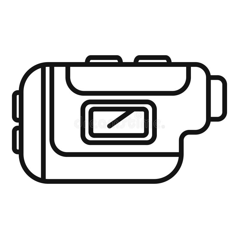 Apartments Laser Meter Icon Outline Vector. Digital Measure Stock ...