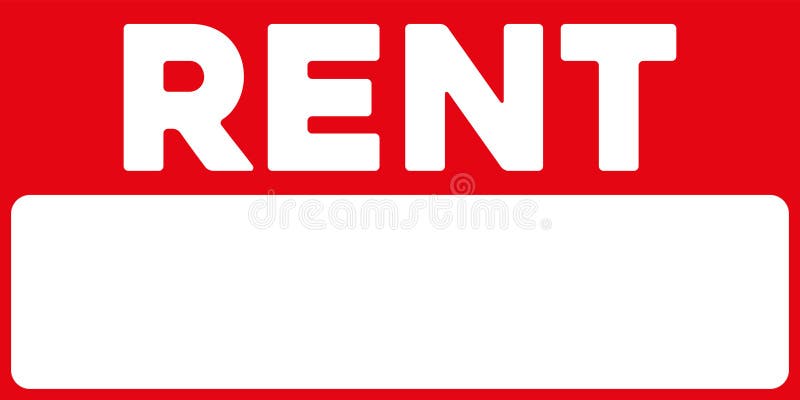 Apartments for Rent Sticker Stock Vector - Illustration of rent, logo ...