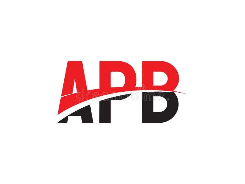 APB Letter Initial Logo Design Vector Illustration Stock Vector ...