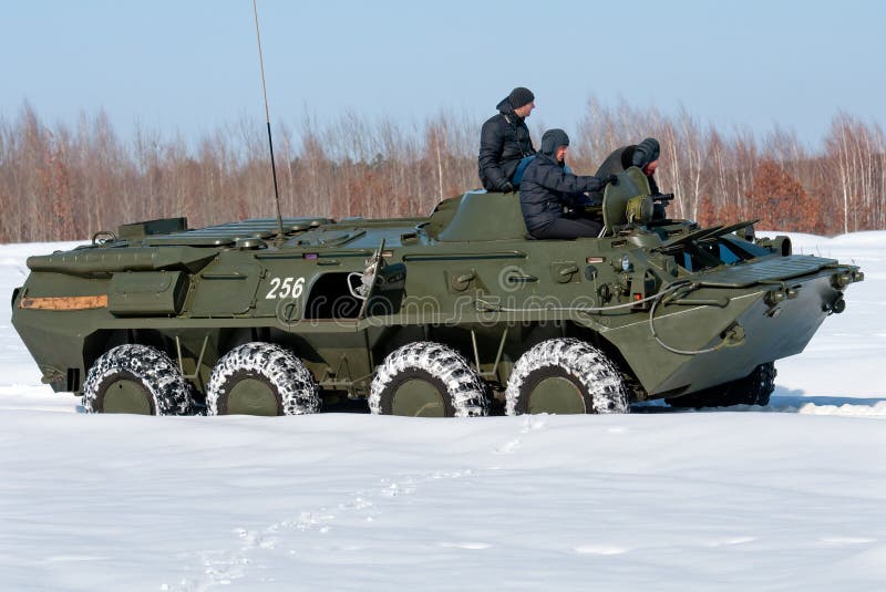 Armoured Personnel Carrier APC BTR 80 Editorial Photography - Image of ...