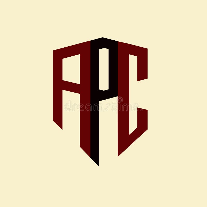 APC Creative Minimalist Letter Logo. APC Unique Vector Initials ...