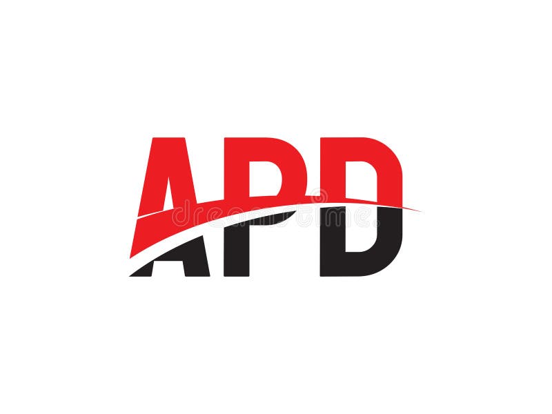 APD Letter Initial Logo Design Vector Illustration Stock Vector ...
