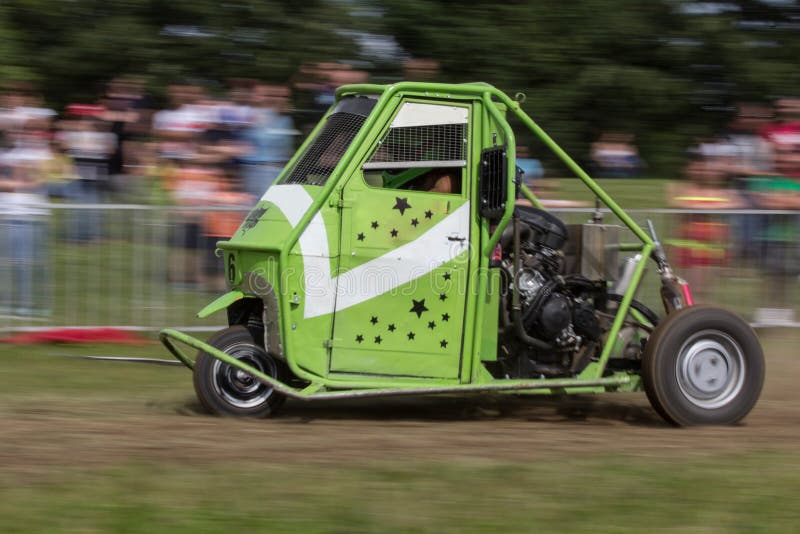 Ape car racing stock image. Image of motocross, italy - 47488735