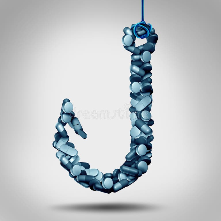 Apego do opiáceo ilustração stock. Ilustração de opiato - 99255277