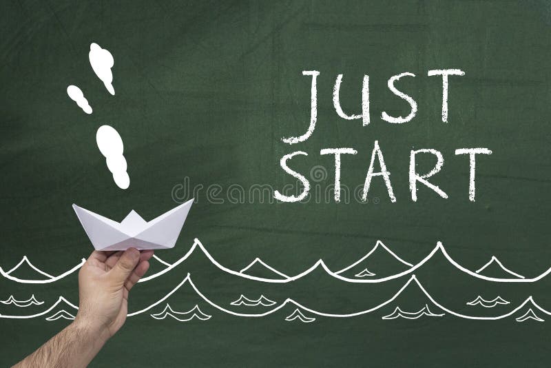 Apenas Comience El Concepto Imagen de archivo - Imagen de comienzo ...