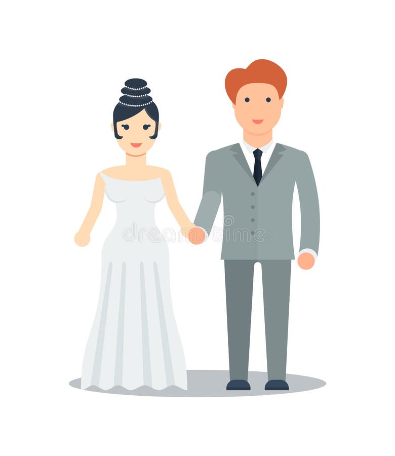 Apenas Icono Casado Feliz Del Vector Ilustración del Vector ...