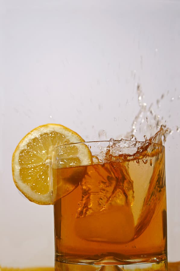 Aperitif Glass with Splashes Stock Photo - Image of alcohol, refresh ...