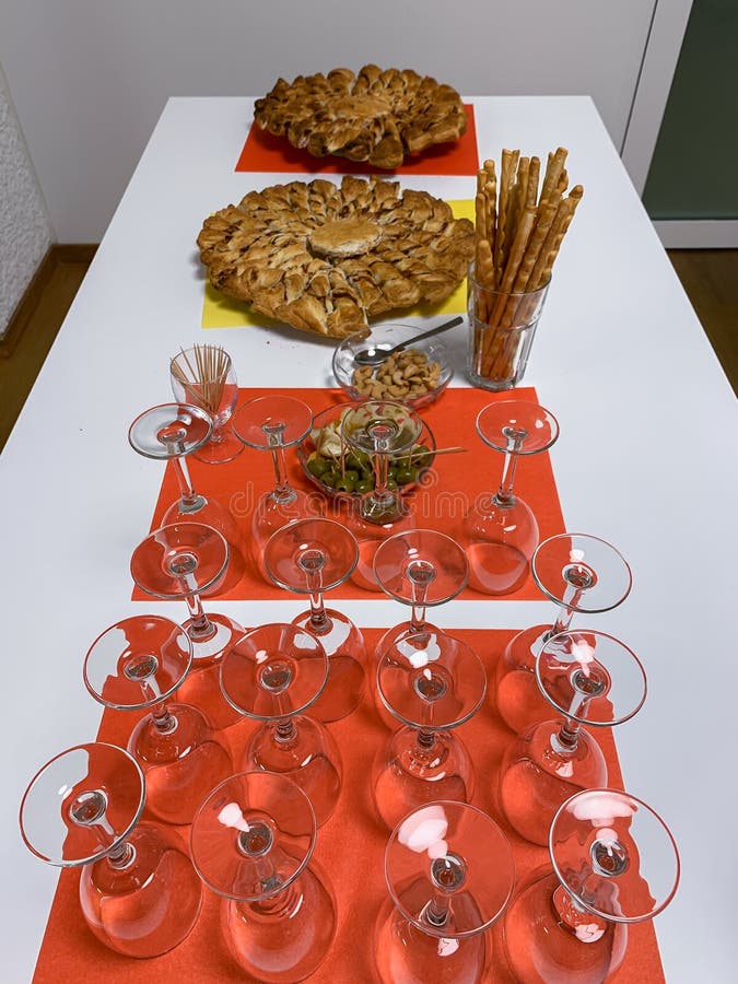 Aperitif table stock photo. Image of decoration, friends - 174047672