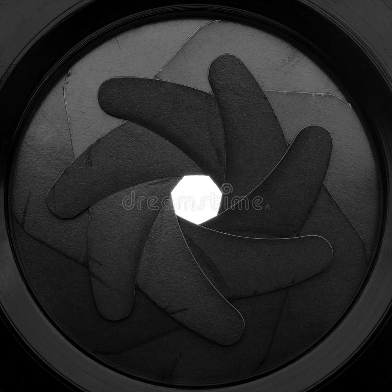 Six aperture stock image. Image of aperture, lens, fins - 16915665