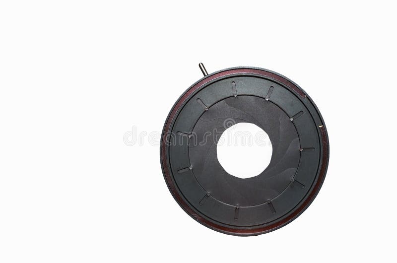 Aperture stock photo. Image of isolated, professional - 127952086
