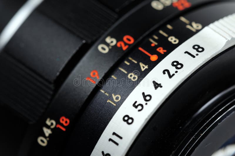 Aperture Ring Close-up Picture. Image: 9709865