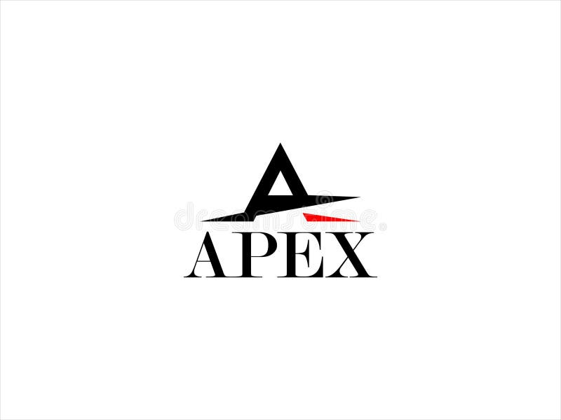 Apex logo design vector stock illustration. Illustration of number ...