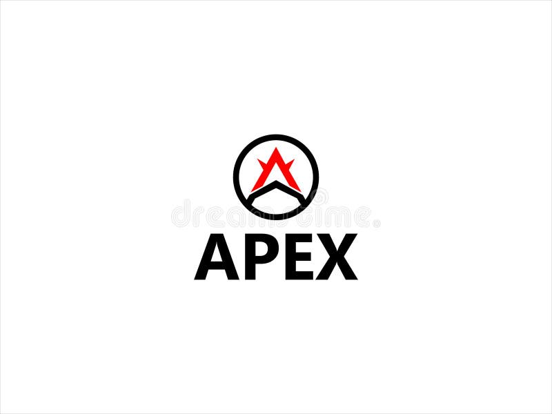 Apex logo design vector stock illustration. Illustration of ...