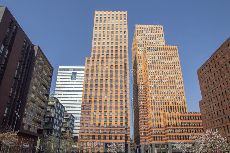 APG Symphony Building at Amsterdam the Netherlands 2019 Editorial ...