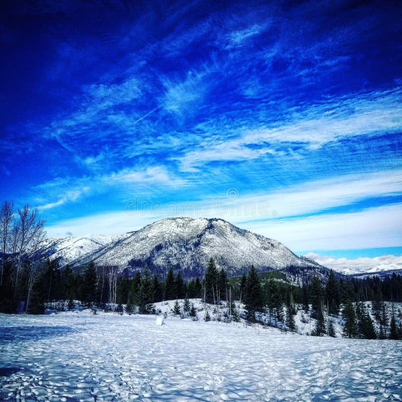 Apgar Mountain, Montana stock photo. Image of apgar - 208379554