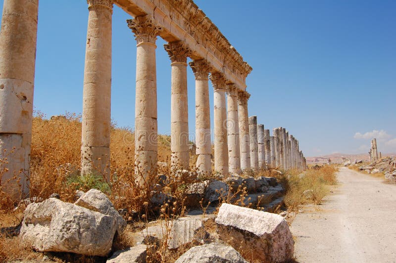 Aphamia ruins, Syria stock photo. Image of asia, aphamia - 11441896