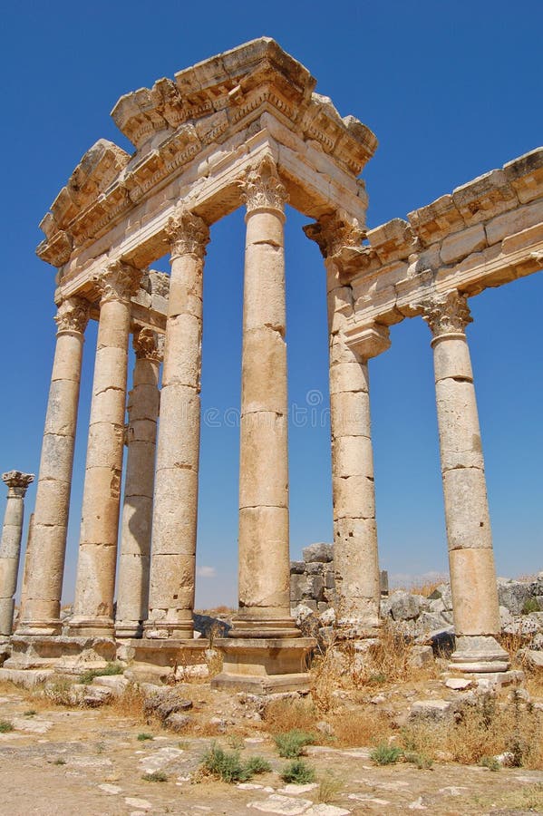 Aphamia ruins, Syria stock photo. Image of asia, aphamia - 11441896
