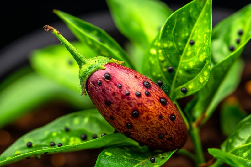 Aphid Infestation on the Young Shoots and Leaves of a Viburnum Plant ...