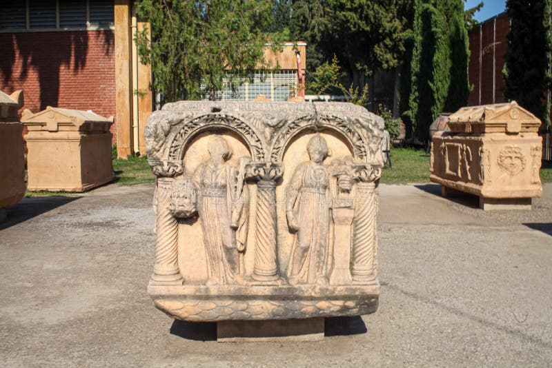Aphrodisias Ancient City Museum in Aydin Stock Photo - Image of ...
