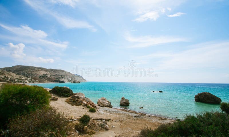 Aphrodite S Legendary Birthplace Stock Photo - Image of cyprus, coastal ...