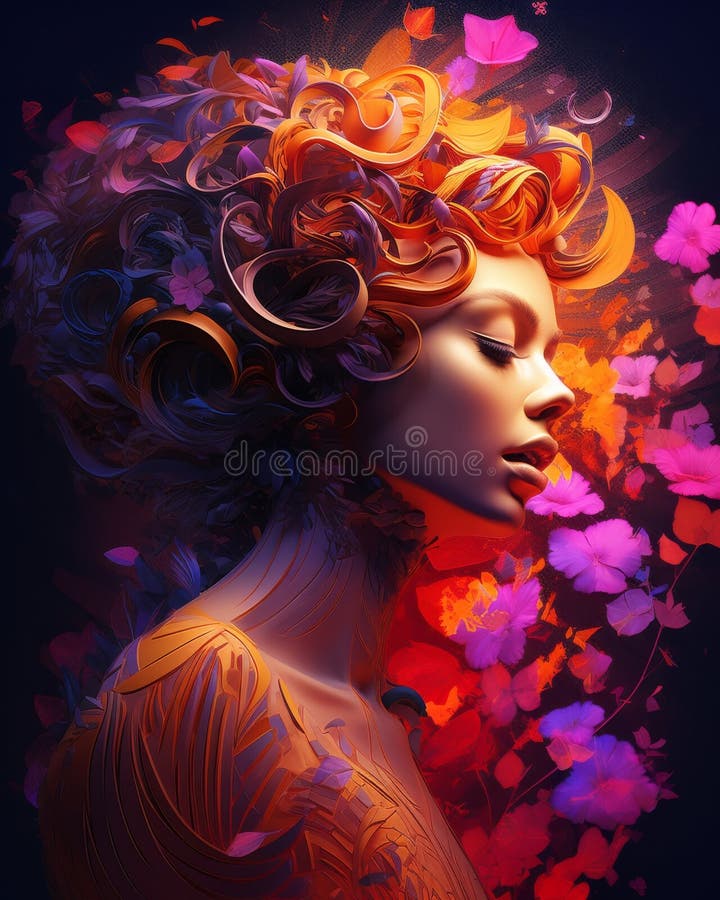 Aphrodites Love Protocol Visualized in a Digital Art Piece Where Human ...