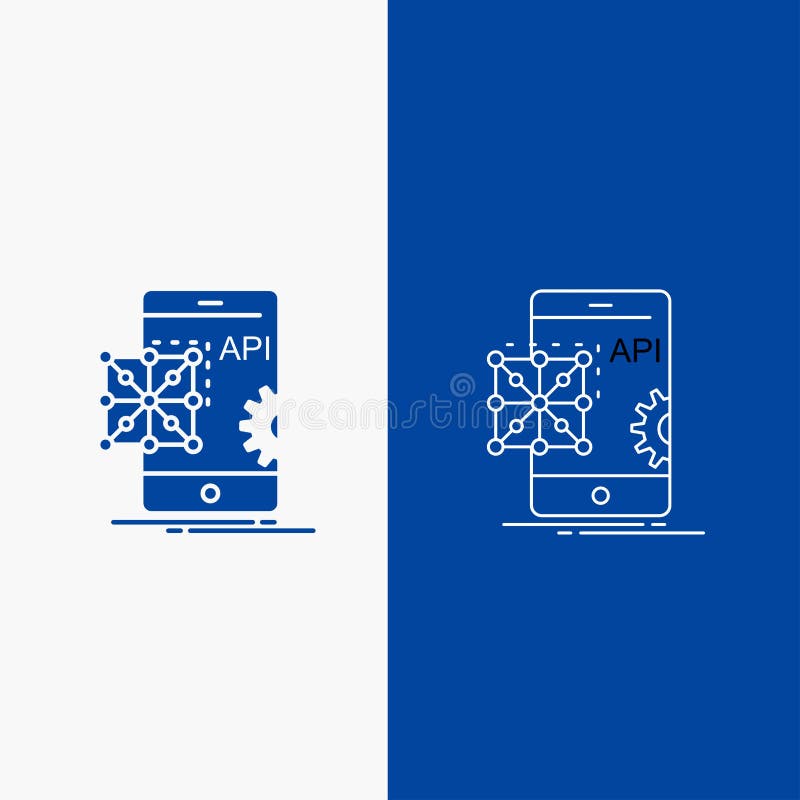 Api, Application, Coding, Development, Mobile Line and Glyph Web Button ... Api, Application, Coding, Development, Mobile Line and Glyph Web Button ...