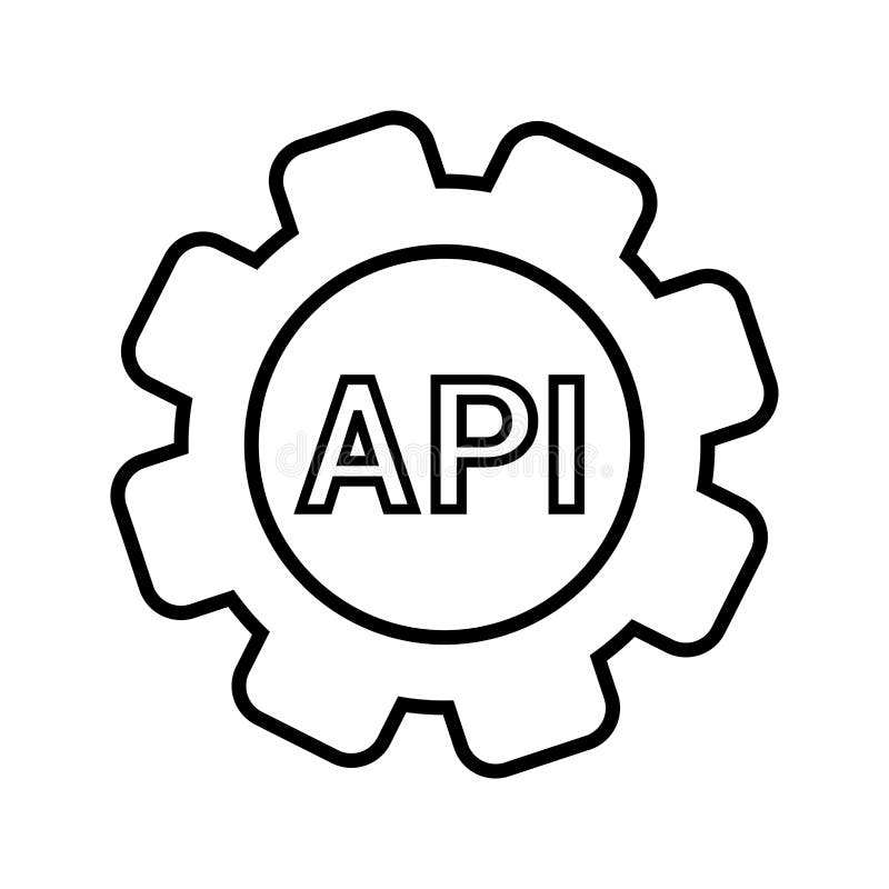 Api, Application, Interface Outline Icon. Line Art Vector Stock ... Api, Application, Interface Outline Icon. Line Art Vector Stock ...