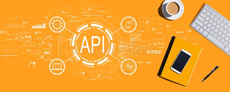 Api Application Programming Interface Concept With Computer Keyboard