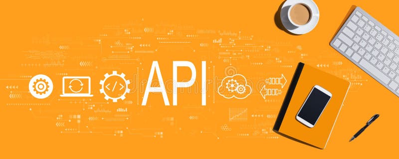 Api Application Programming Interface Concept With Computer Keyboard