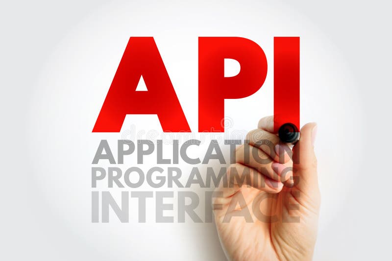 Api Application Programming Interface Connection Between Computers Or 2587