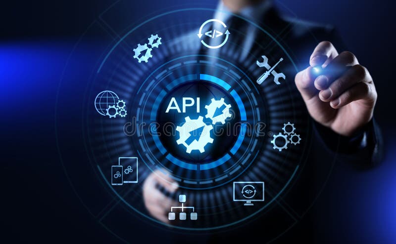 Api Application Programming Interface Function And Procedure Development Technology Concept On