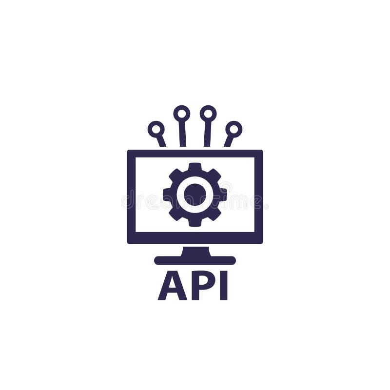 API, Application Programming Interface Icon Stock Vector - Illustration ... API, Application Programming Interface Icon Stock Vector - Illustration ...